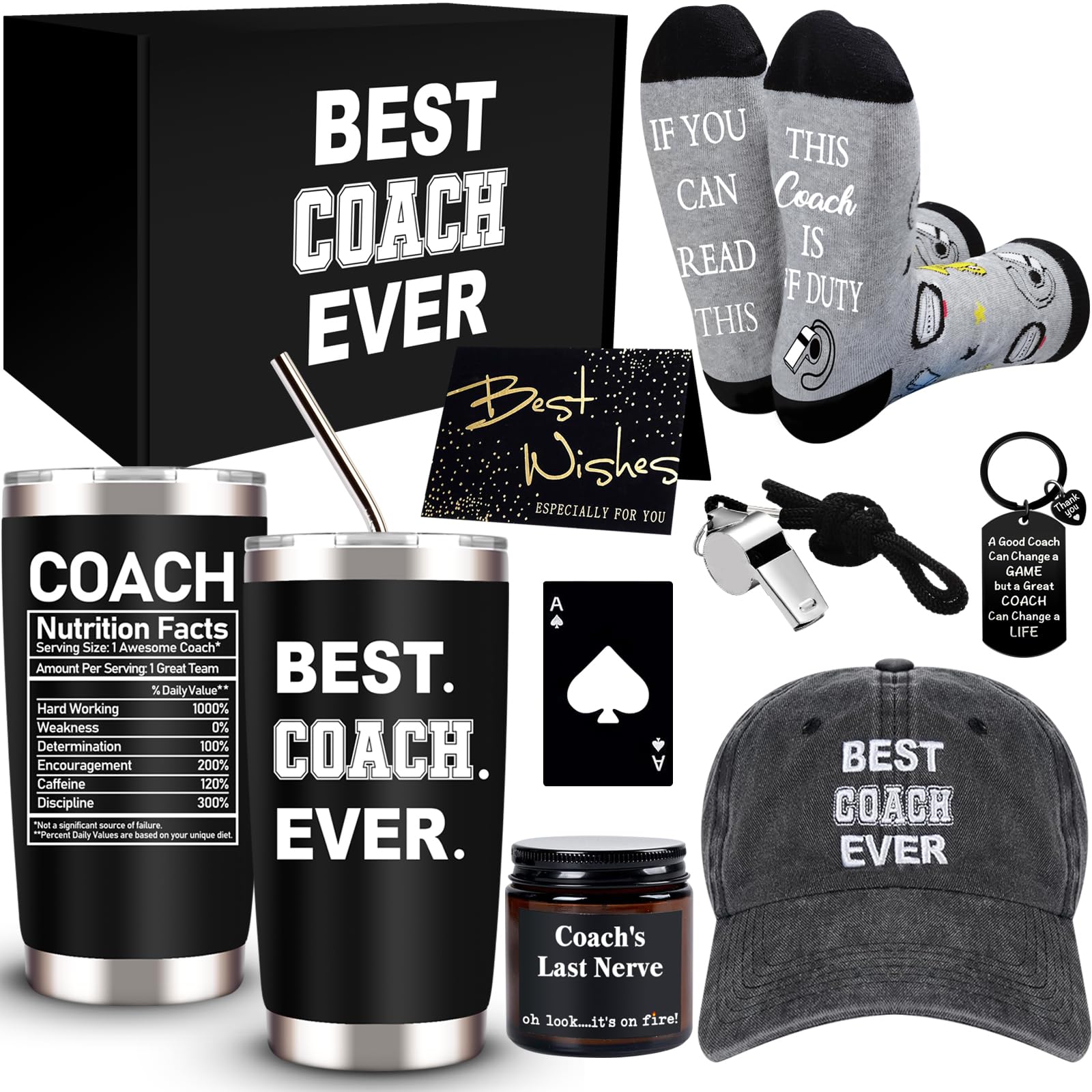 SIXVALA Coaches Gifts, Best Coach Ever Gifts, Coach Appreciation Gift ...