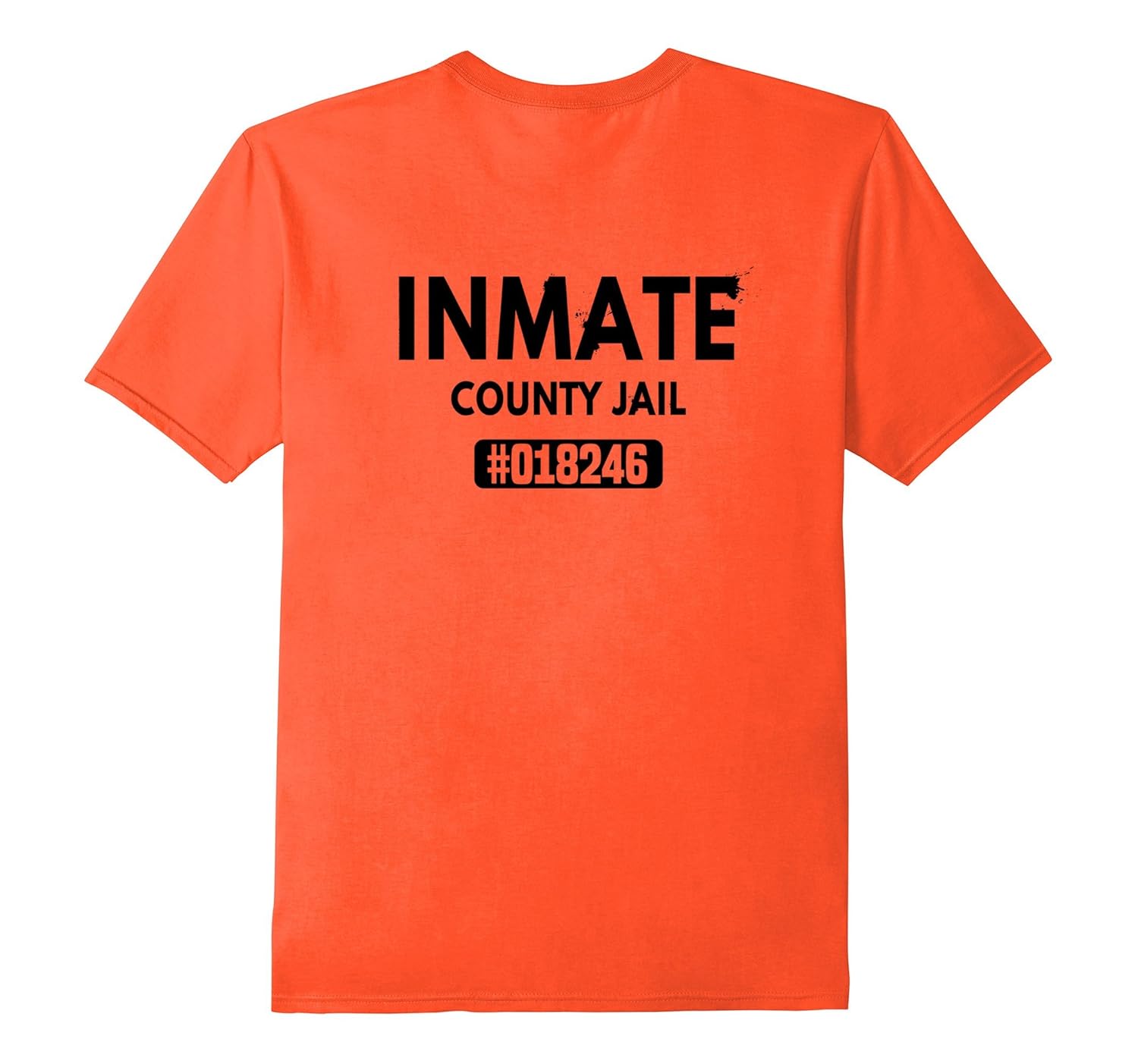 Inmate County Jail Costume T-Shirt for State Prisons Police-T-Shirt ...