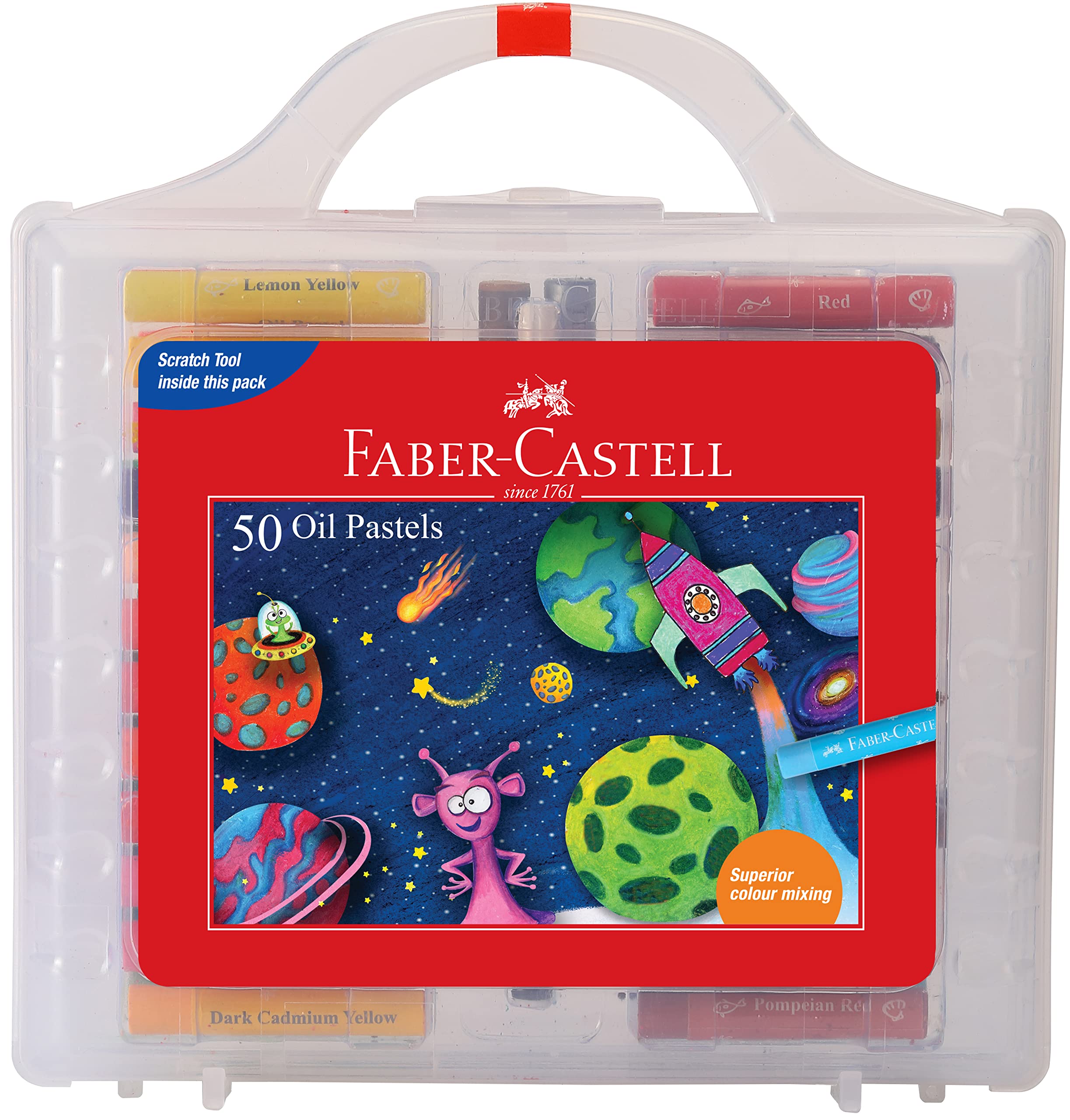 Mua Faber-castell Oil Pastels Set of 50 Easy to Pack and Carry Colour ...