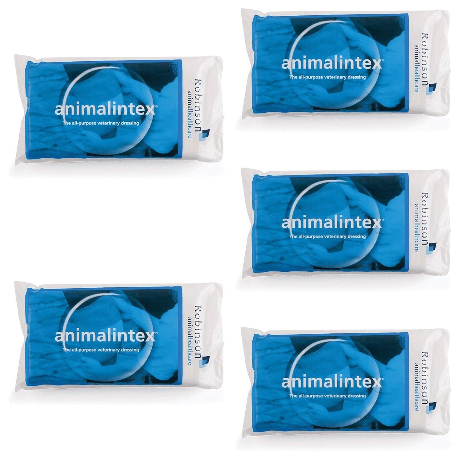 Animalintex Poultice x 5 Packs. Horse Wound, Abscess or Hoof Dressing ...