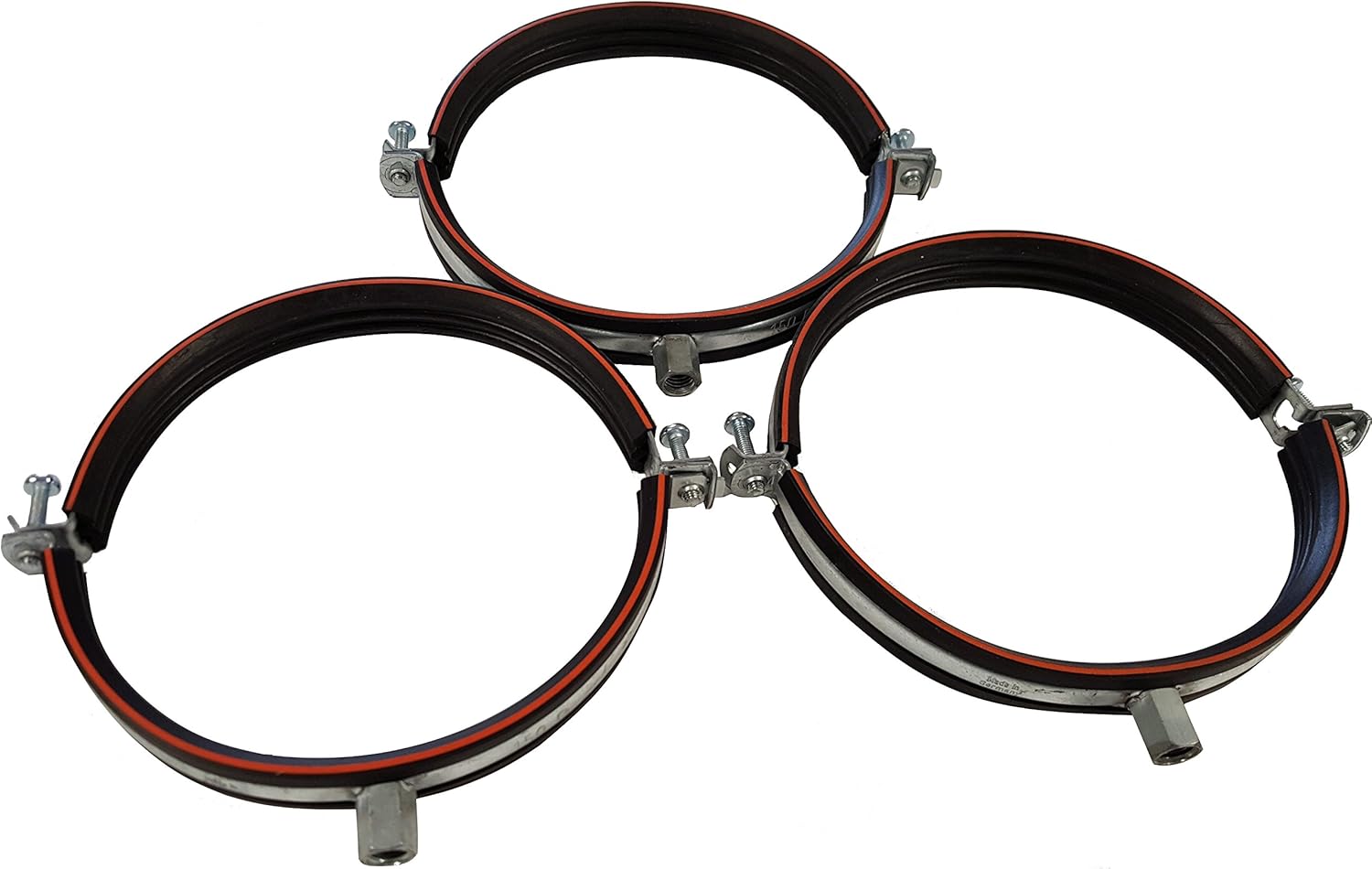 Müpro Rohrschelle Ø 200, 3er Set, Gewinde M8/M10, MADE IN GERMANY (80 ...