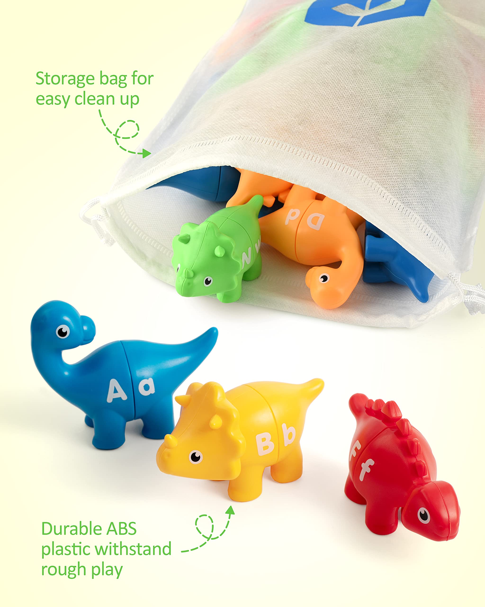 Mua Matching Letters Fine Motor Toy, 26 PCS Double-Sided ABC Dinosaur ...