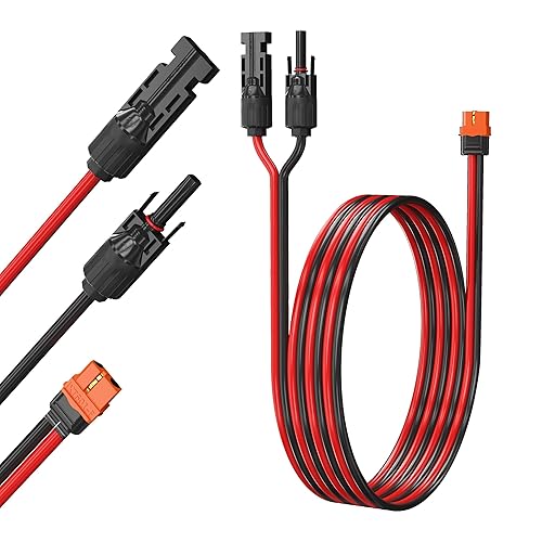 REEYINTCK XT60i Solar Charging Cable 12AWG 5FT - Solar Panel to LiFePO4 ...