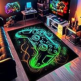 Amazon.com: NEBOTON Gaming Rug with Colorful Game Controller Design for ...