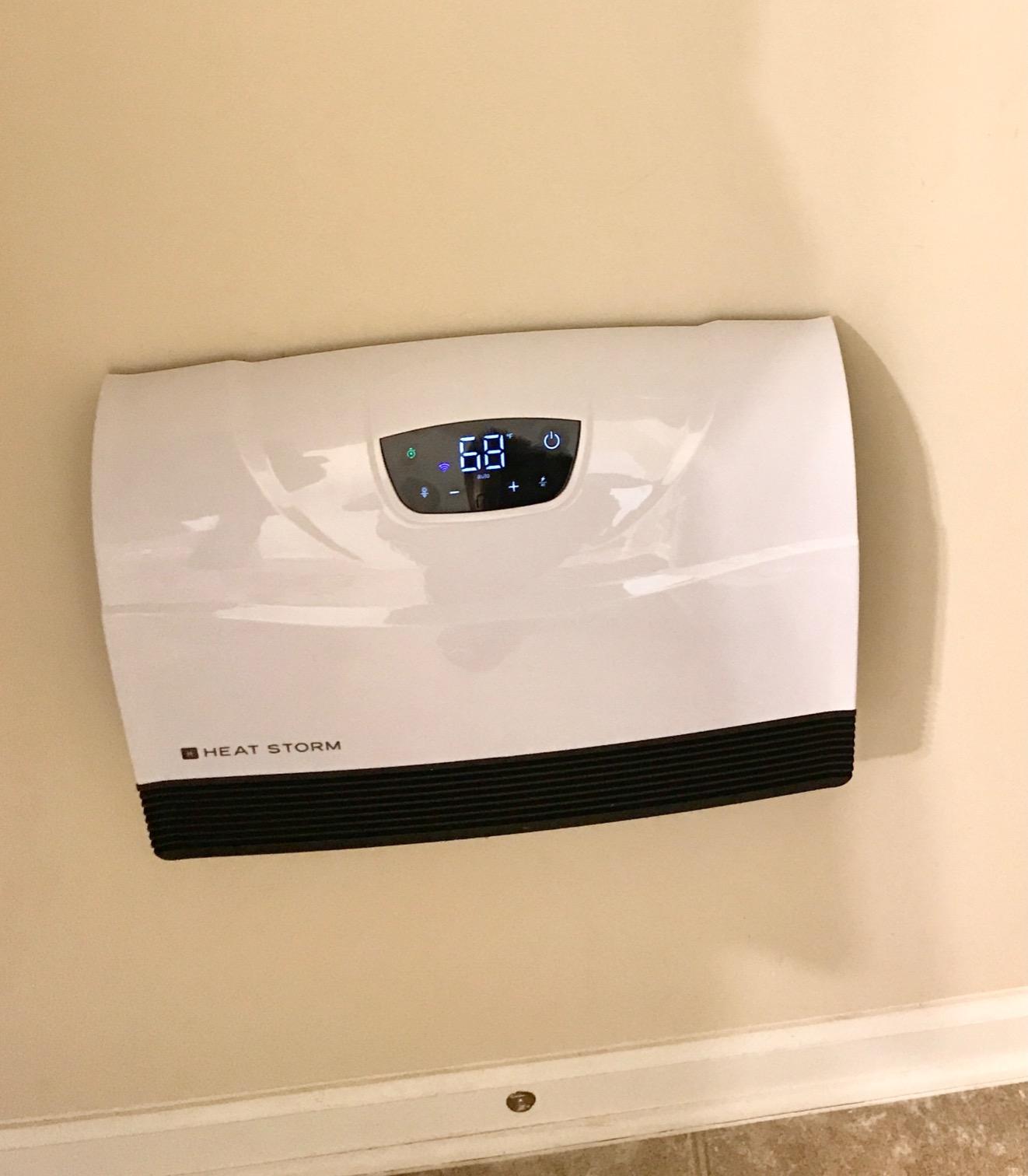 Slim, wall-mounted, easy to use and perfect for small/medium space.