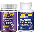 Amazon.com: Natural Stacks Magtech Magnesium + Sleep Magnesium Gummies ...