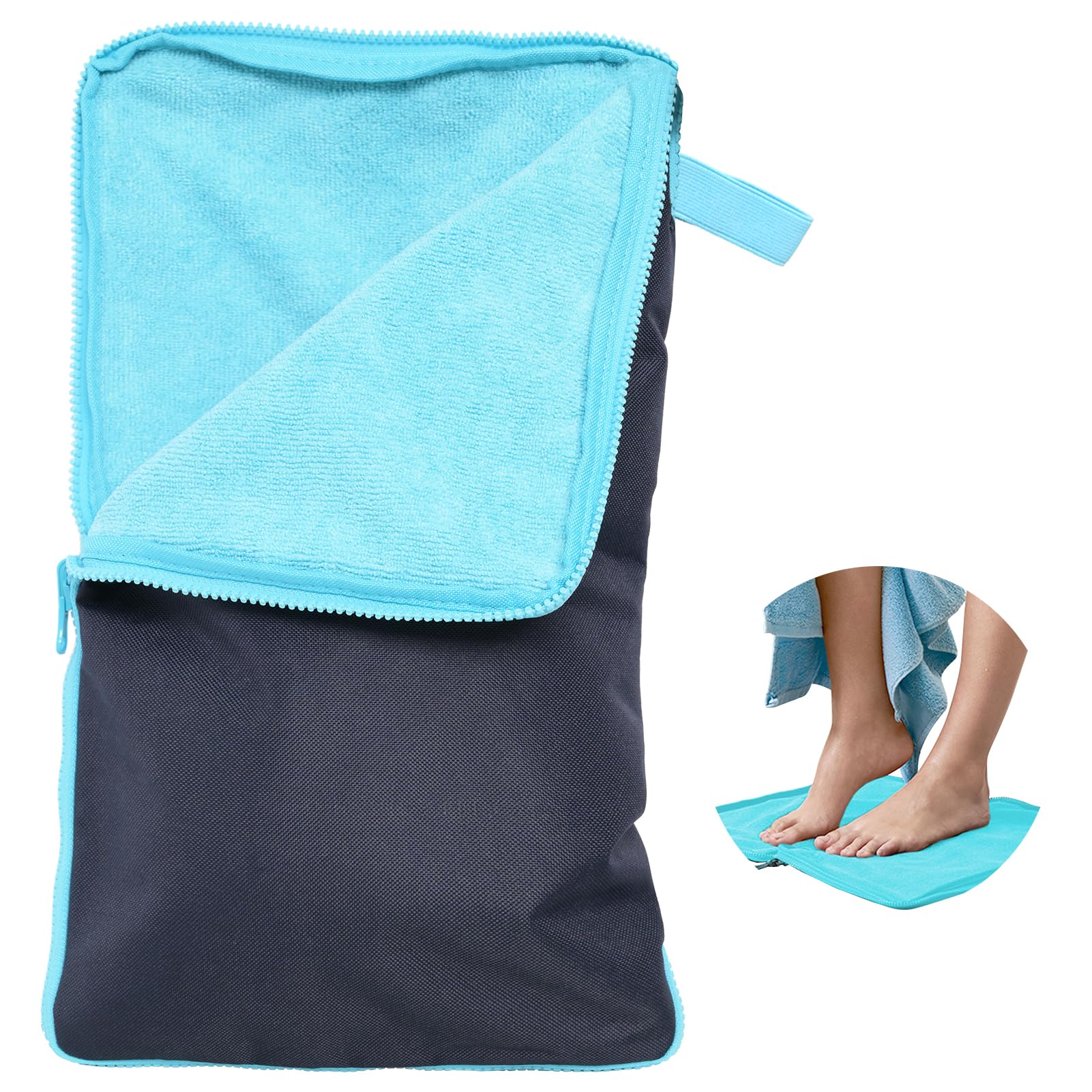 ULTAC Wet Bags for Swimsuit with Embedded Towel in Lining Waterproof ...
