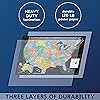 Palace Learning Laminated World Map & US Map Poster Set - 18" x 29 ...