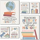Amazon.com: Hadley Designs 6 Social Studies Classroom Decorations – US ...