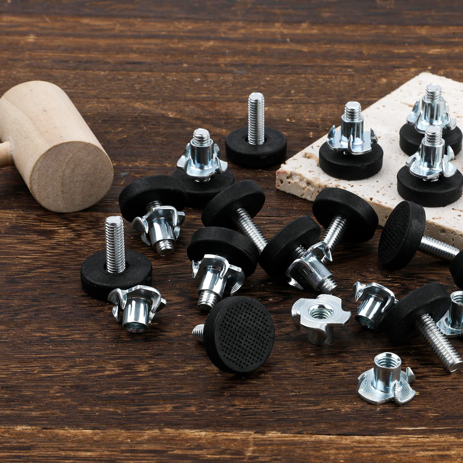 Mua AIEX Adjustable Furniture Levelers, 16pcs Leveling Feet Screw in ...
