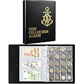 Amazon.com: Jucoan 310 Pockets Coin Currency Collection Book Holder for ...