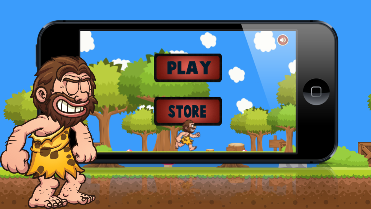 Caveman Run - A super prehistoric run and jump adventure of mario the ...