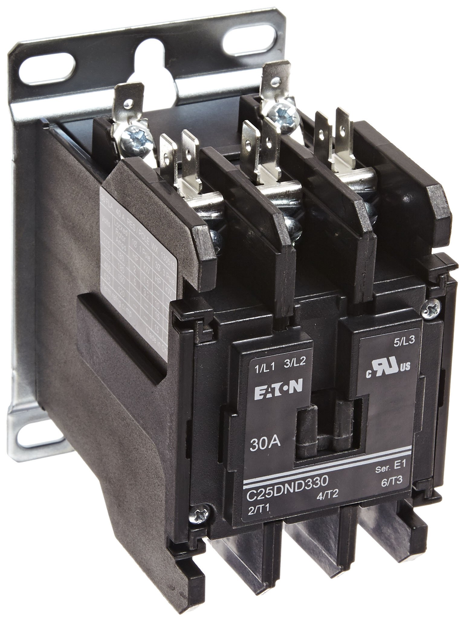 Buy Eaton C25DND330T Definite Purpose Contactor, 50mm, 3 Poles, Screw ...