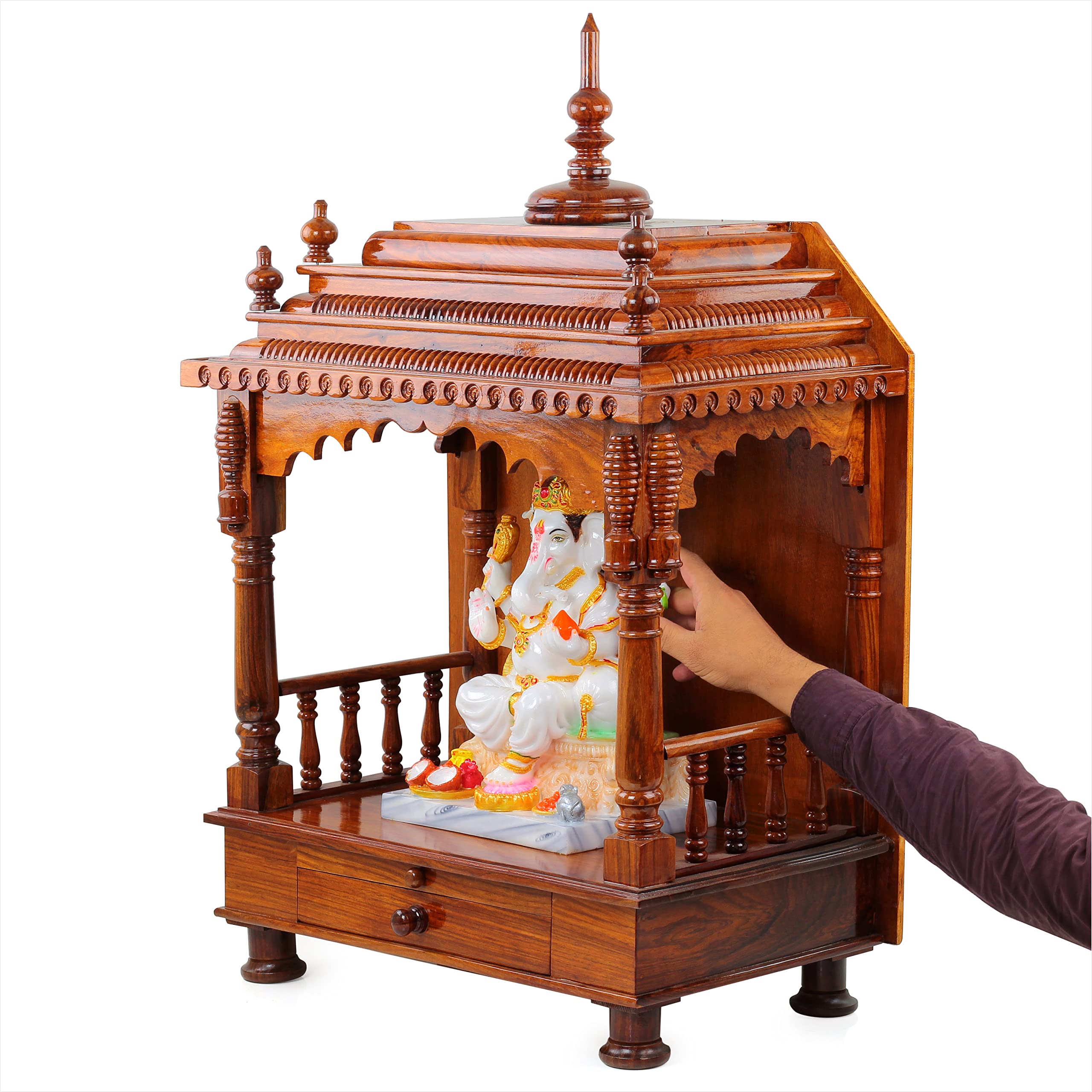 Mua Nagina International Premium Hand Made Wooden Hindu Temple for Home ...