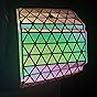 Amazon.com: DIOMO Geometric Luminous Women Long Wallet, Fashion ...