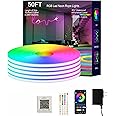 Amazon.com: SILFU Neon Rope Lights, 50FT RGB Led Strip, Waterproof IP67 ...
