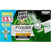 Amazon.com: Hot Shot Fogger With Odor Neutralizer, Kills Roaches, Ants ...