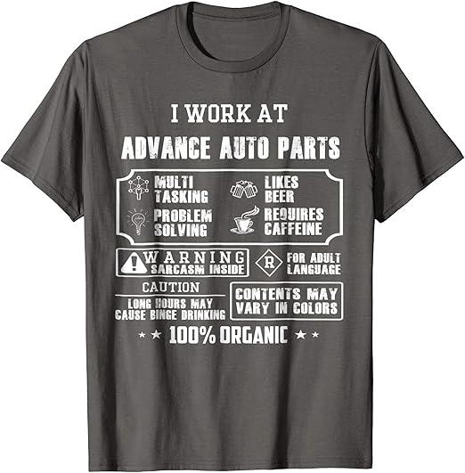 Amazon.com: ADVANCE AUTO PARTS Tshirt: Clothing