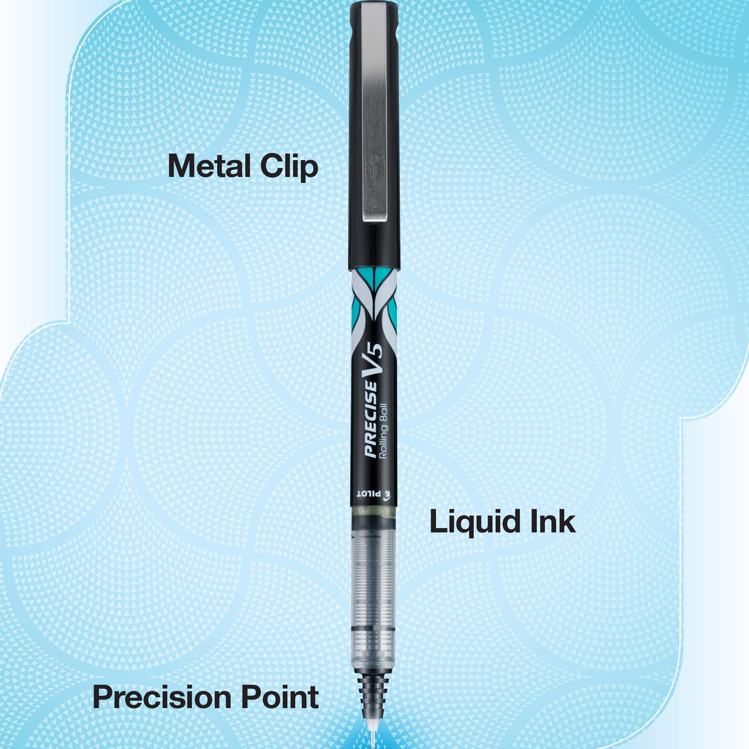 Mua PILOT, Precise V5 Deco Collection, Capped Liquid Ink Rolling Ball ...
