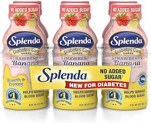 Amazon.com: SPLENDA Diabetes Care Shakes - Meal Replacement Shake, 8 ...