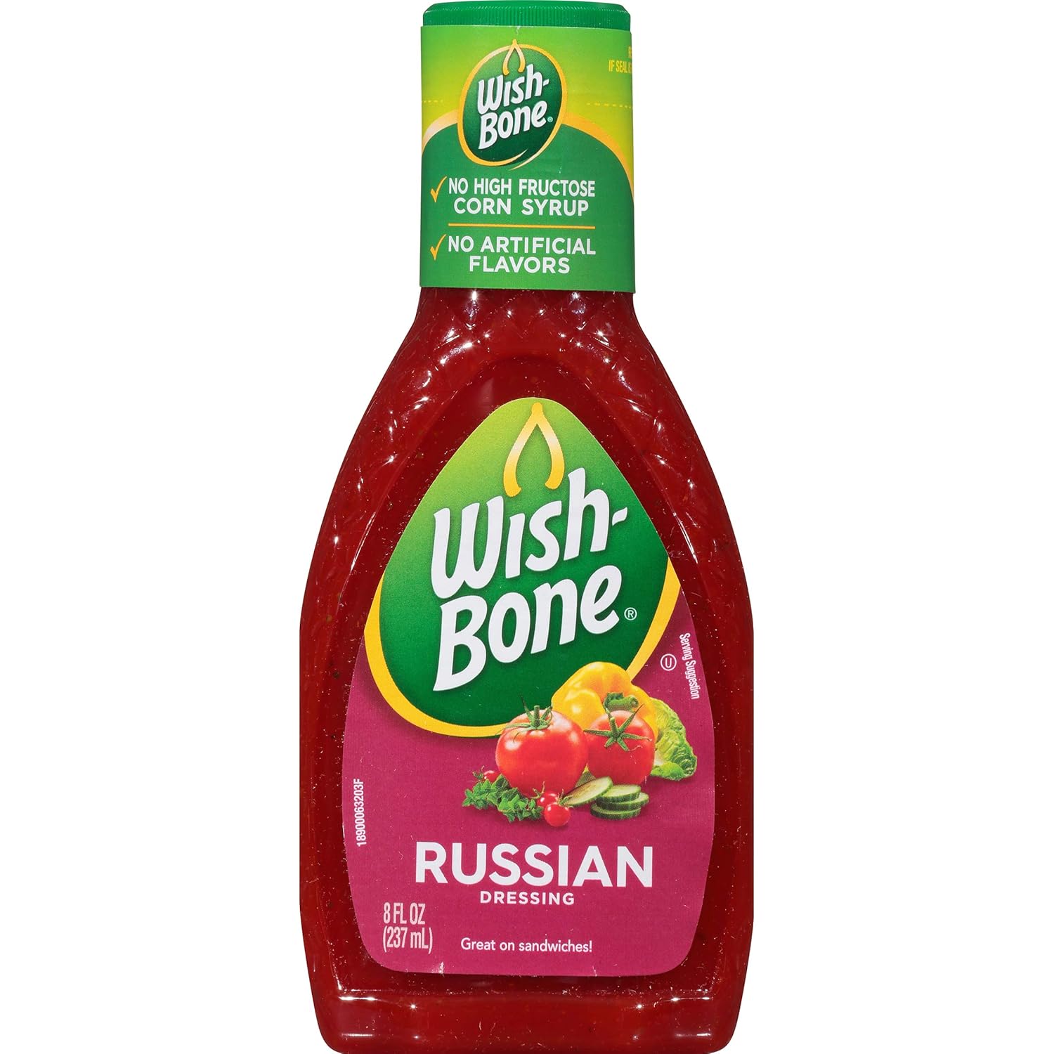Amazon.com : Wish-Bone Salad Dressing, Russian, 8 Ounce (Pack of 12 ...
