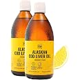 Amazon.com: On Target Living Alaskan Cod Liver Oil Organic Lemon Flavor ...