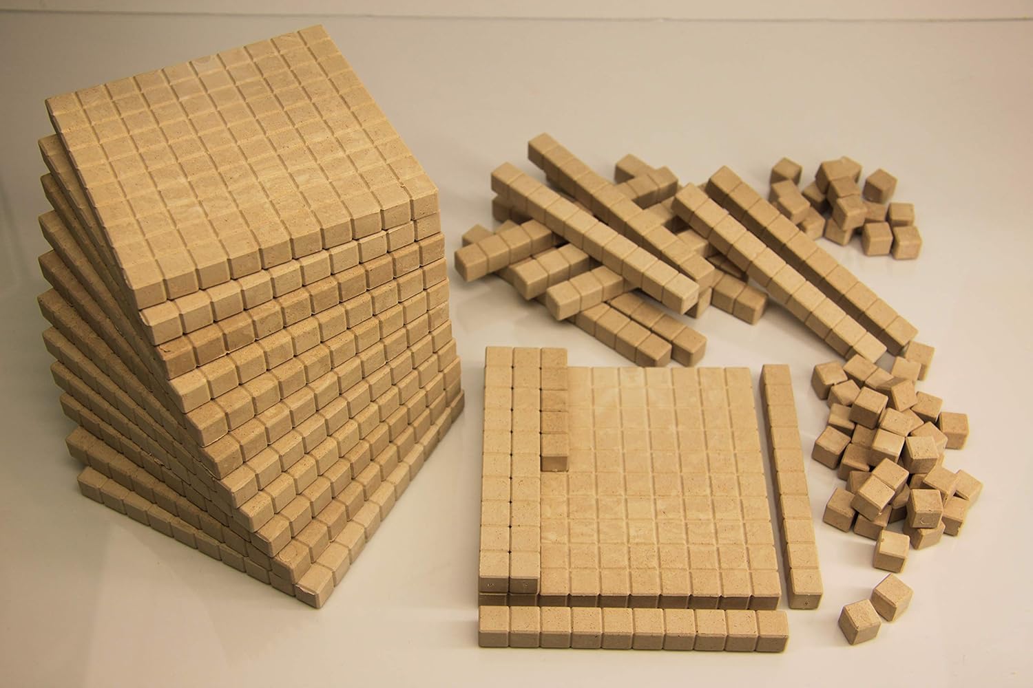 WISSNER active learning Big Dienes Base Ten Set, made Out of RE-Wood ...
