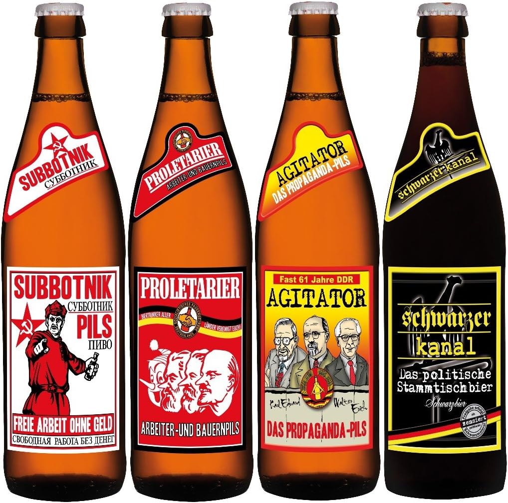 Ostalgie Mix DDR Biere 4 x 0,5l: Amazon.de: Bier, Wein & Spirituosen