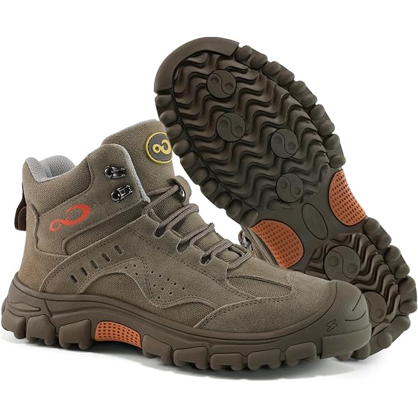 Wheat Navy Brown Green Work Boots Goodyear Everest Men's High-Top ...