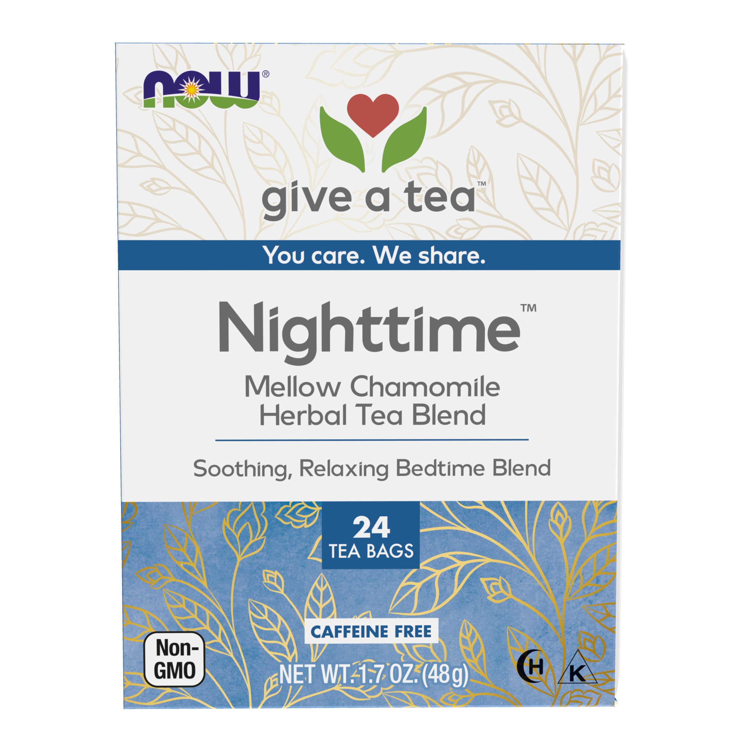 Mua NOW Foods, Nighttime™ Tea, Mellow Nighttime Herbal Tea, Soothing ...