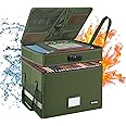 Amazon.com: DocSafe File Box with Lock,Multi-Layer Fireproof Document Box Collapsible File ...