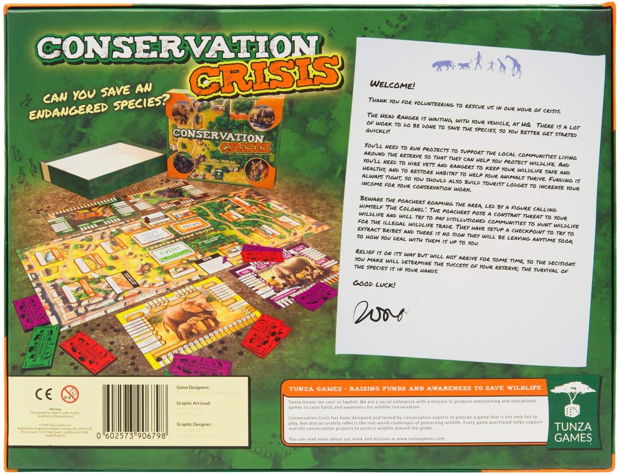 Conservation Crisis, Save An Endangered Species! | Fun Family Board ...