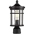 Bestshared Outdoor Post Light, 13.75" Height Exterior Post Lighting ...