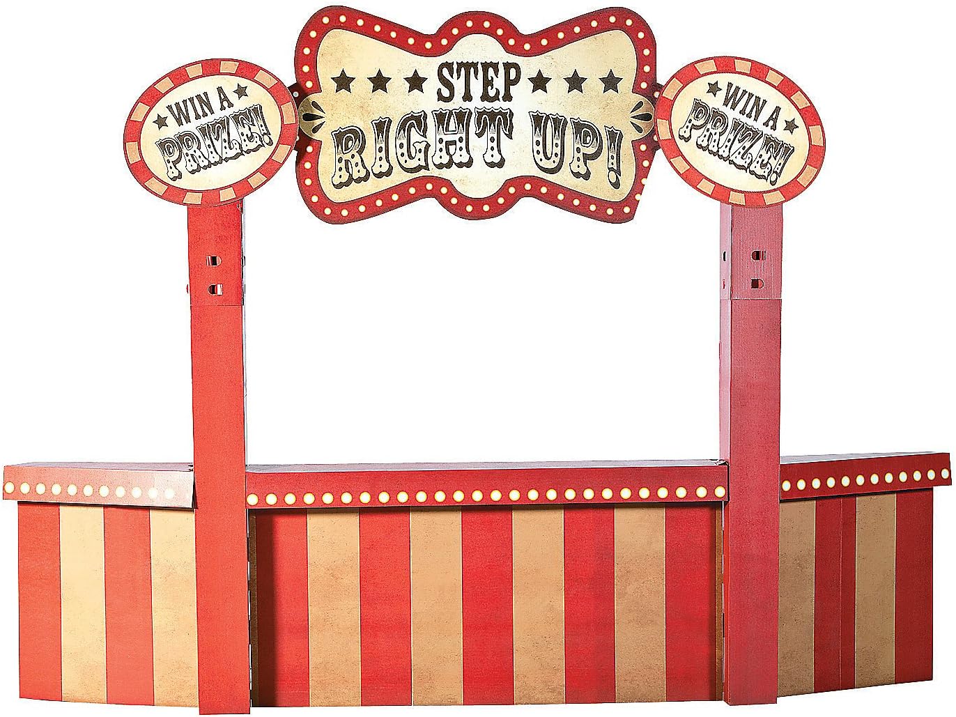 Party Supplies Ticket Booth Cardboard Stand Playhouse Carnival Games ...