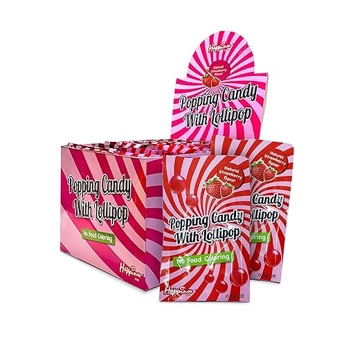 Happiness USA 50 Pack Pop Rock Candy with Dip Lollipops Individually ...