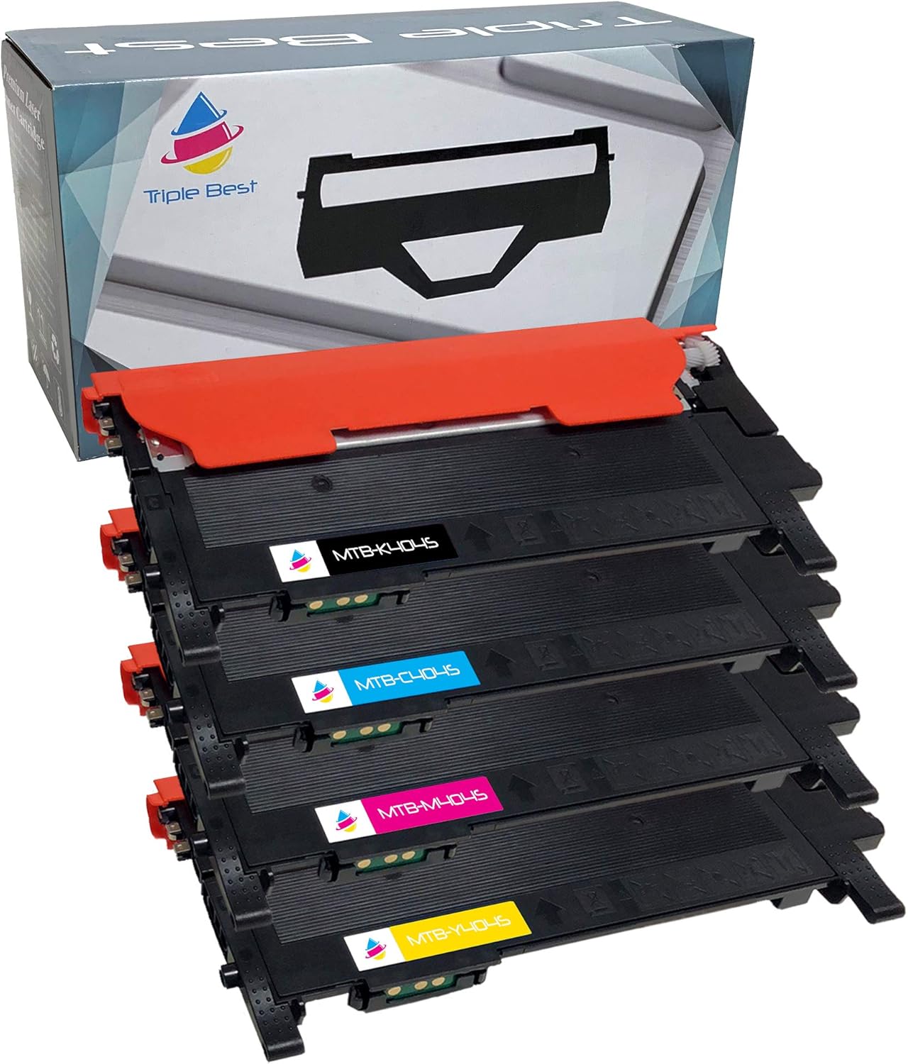 Amazon.com: Triple Best Compatible Toner Cartridge Replacement for Samsung CLT-K404S CLT-C404S ...