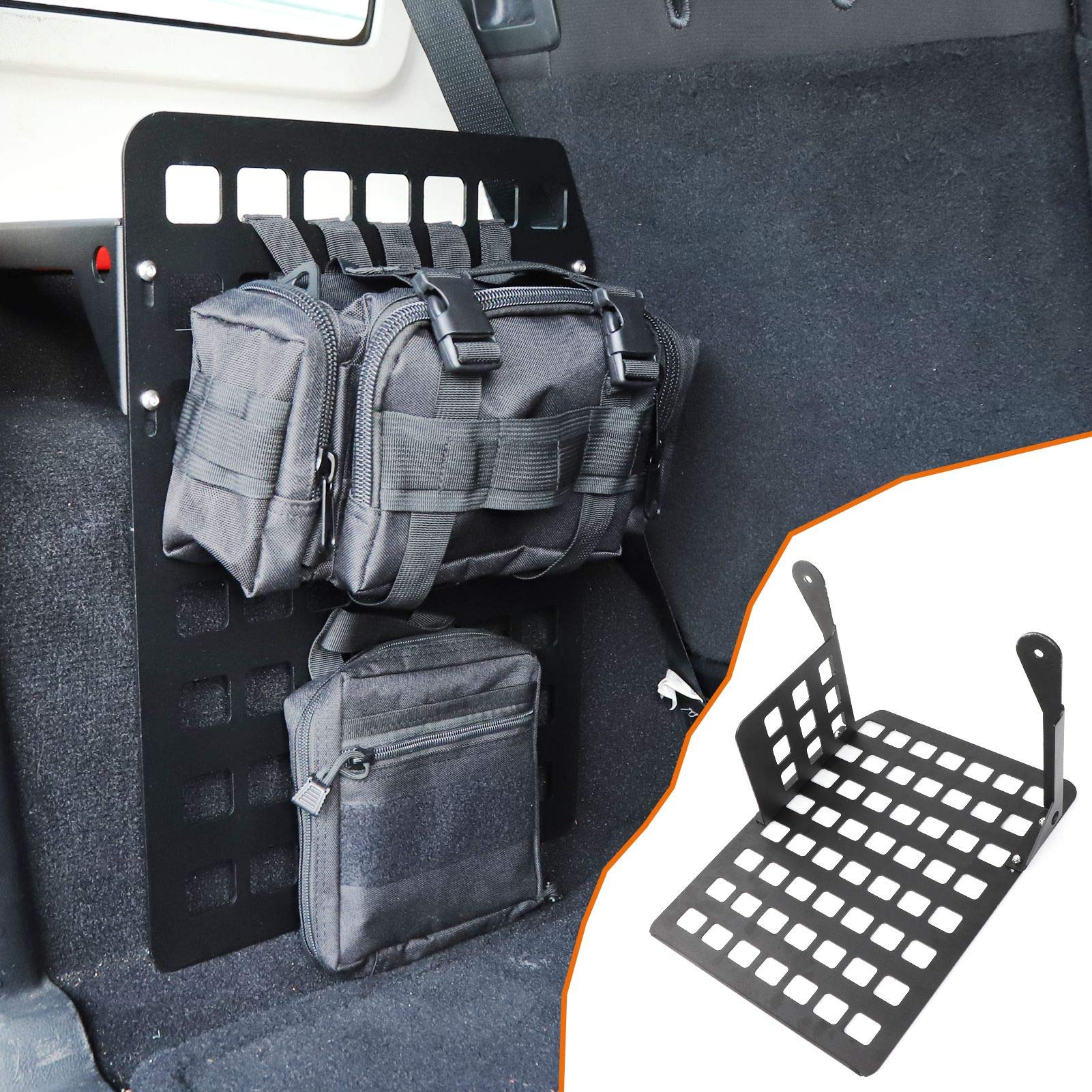 Metal Molle Storage Trunk Organizer Cargo Rack Shelf Storage for 2007 ...