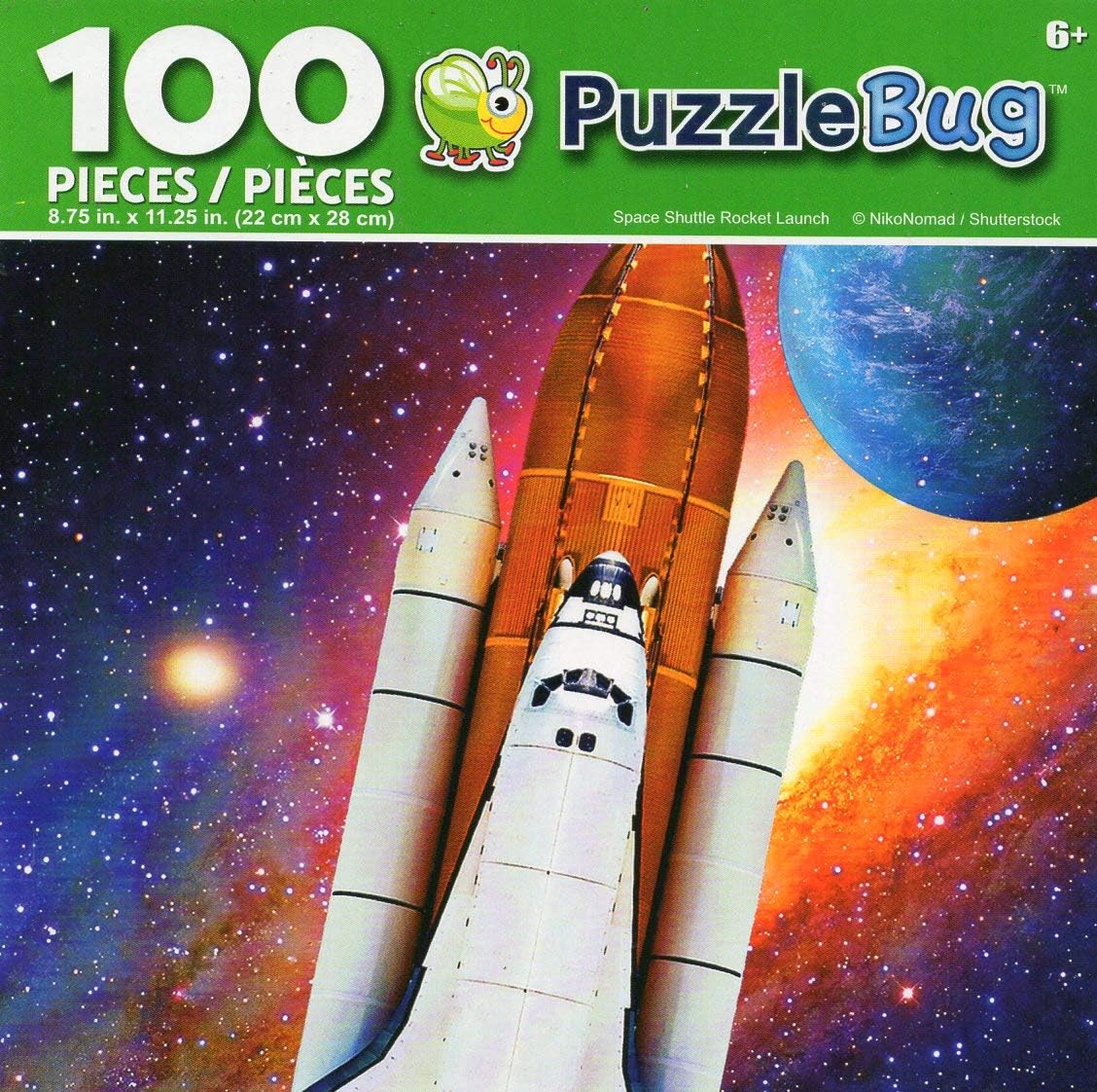 Cra-Z-Art Space Shuttle Rocket Launch - Puzzlebug - 100 Piece Jigsaw ...