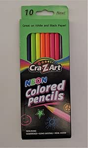 Amazon.com: Cra-Z-Art Super Bright Colored Pencils, Package of 10: Toys ...