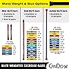 CanDo Slim WaTE Bar 3 Piece Set - 1, 2, 3 lbs, Total Body Workout ...