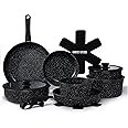 Amazon.com: Country Kitchen Cookware Set with Removable Handle, Oven ...
