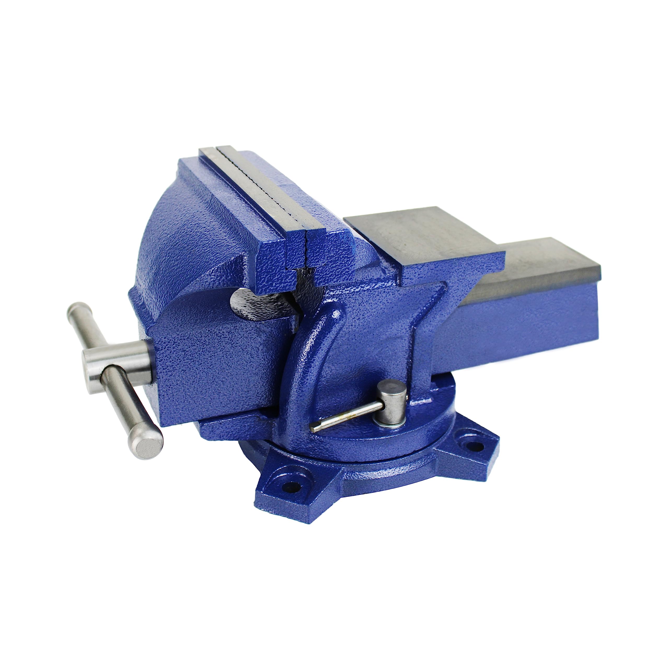 HFS(R) 4" Heavy Duty Bench Vise Anvil with 360° Swivel Locking Base ...