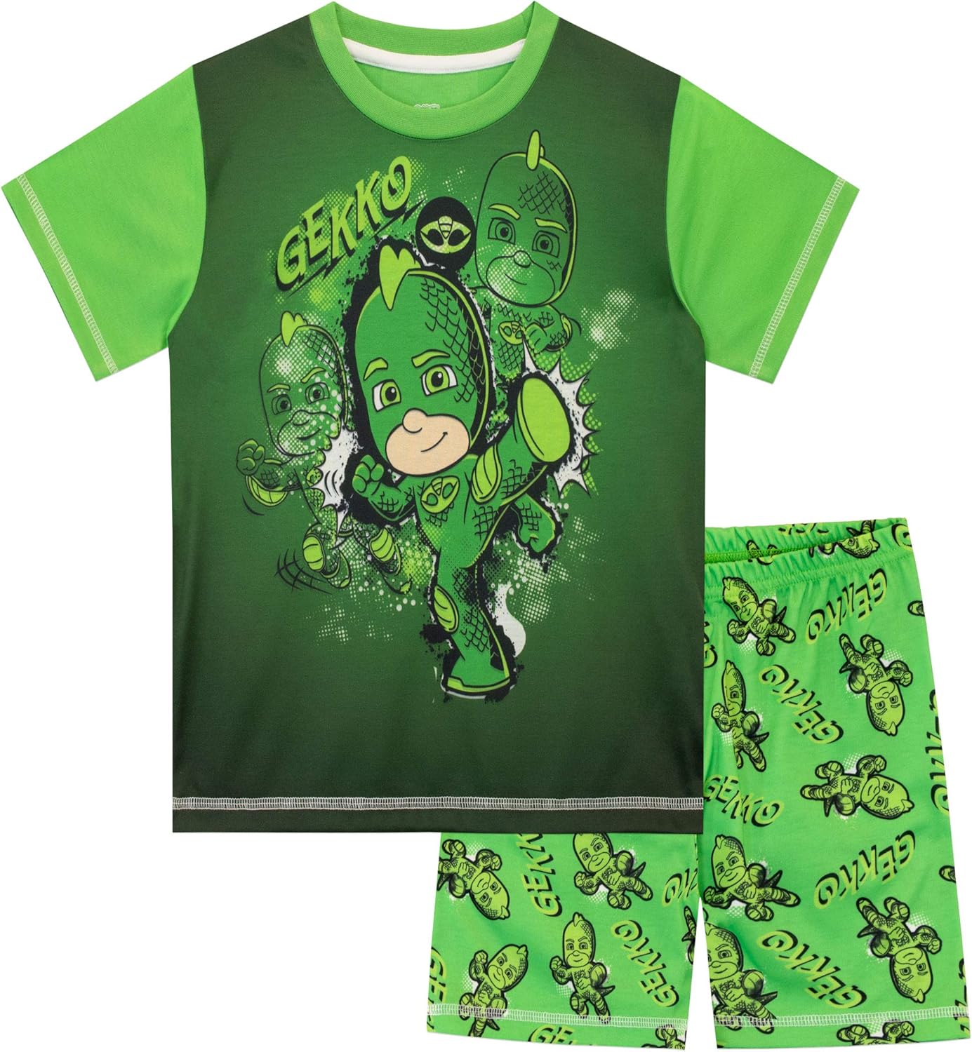 PJ MASKS Boys Gekko Short Pyjamas : Amazon.co.uk: Clothing