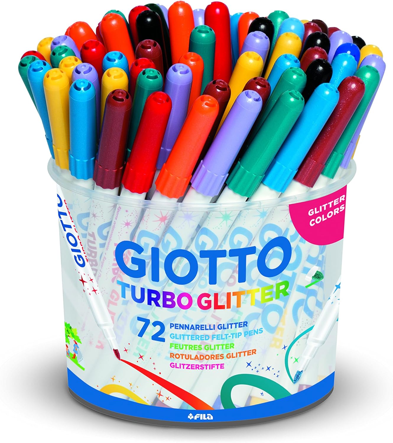 Giotto 5168 00 Kit de Dessin feutres à Paillettes: Amazon.fr: Jeux et ...