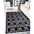 Amazon.com: Unique Loom Glam Collection Area Rug - Deco (10' x 13 ...