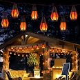Solar String Lights for Outside, 21Ft Solar Gazebo Lights with 10 ...