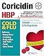 Amazon.com: Coricidin HBP Decongestant-Free Cold & Flu Medicine for ...