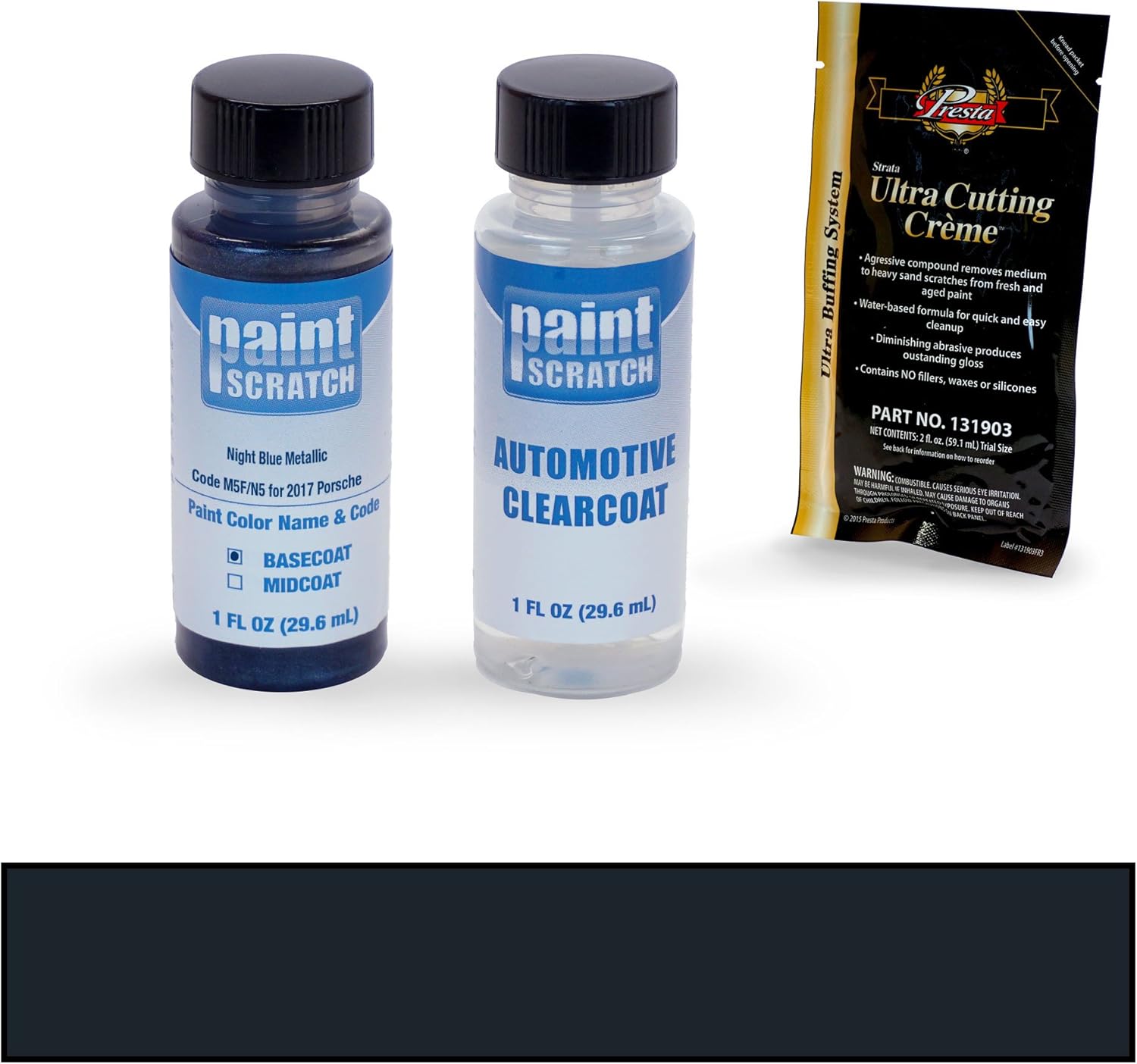 Amazon.com: PAINTSCRATCH Night Blue Metallic M5F/N5 for 2017 Porsche ...