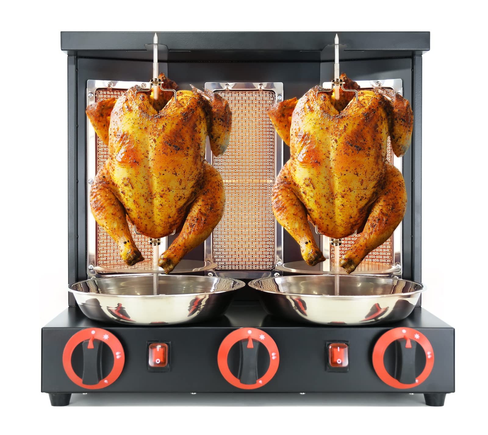 NJTFHU Shawarma Machine Commercial Shawarma Rotisserie Vertical Kebab ...