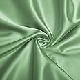 Amazon.com: VACVELT Satin Fabric by The Yard, 60 Inch Wide Sage Green Satin Fabric Shiny & Soft ...